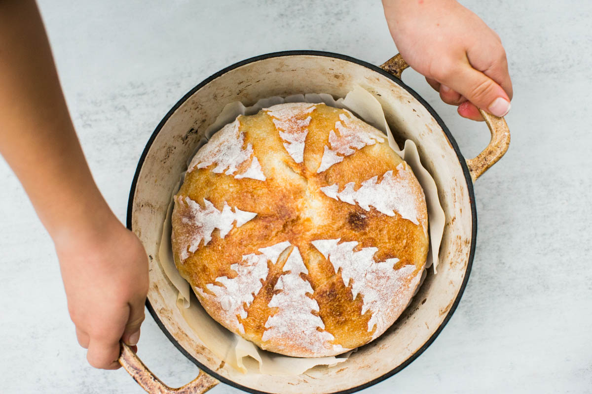 Easy Sourdough Christmas Tree Bread Scoring Tutorial
