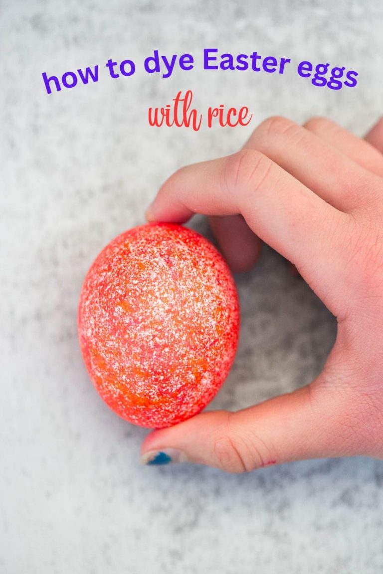 How To Dye Easter Eggs With Rice