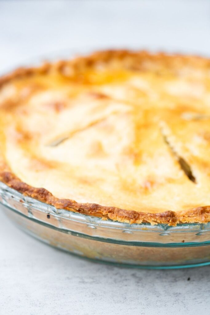 3 Ingredient Pie Crust (With Butter)
