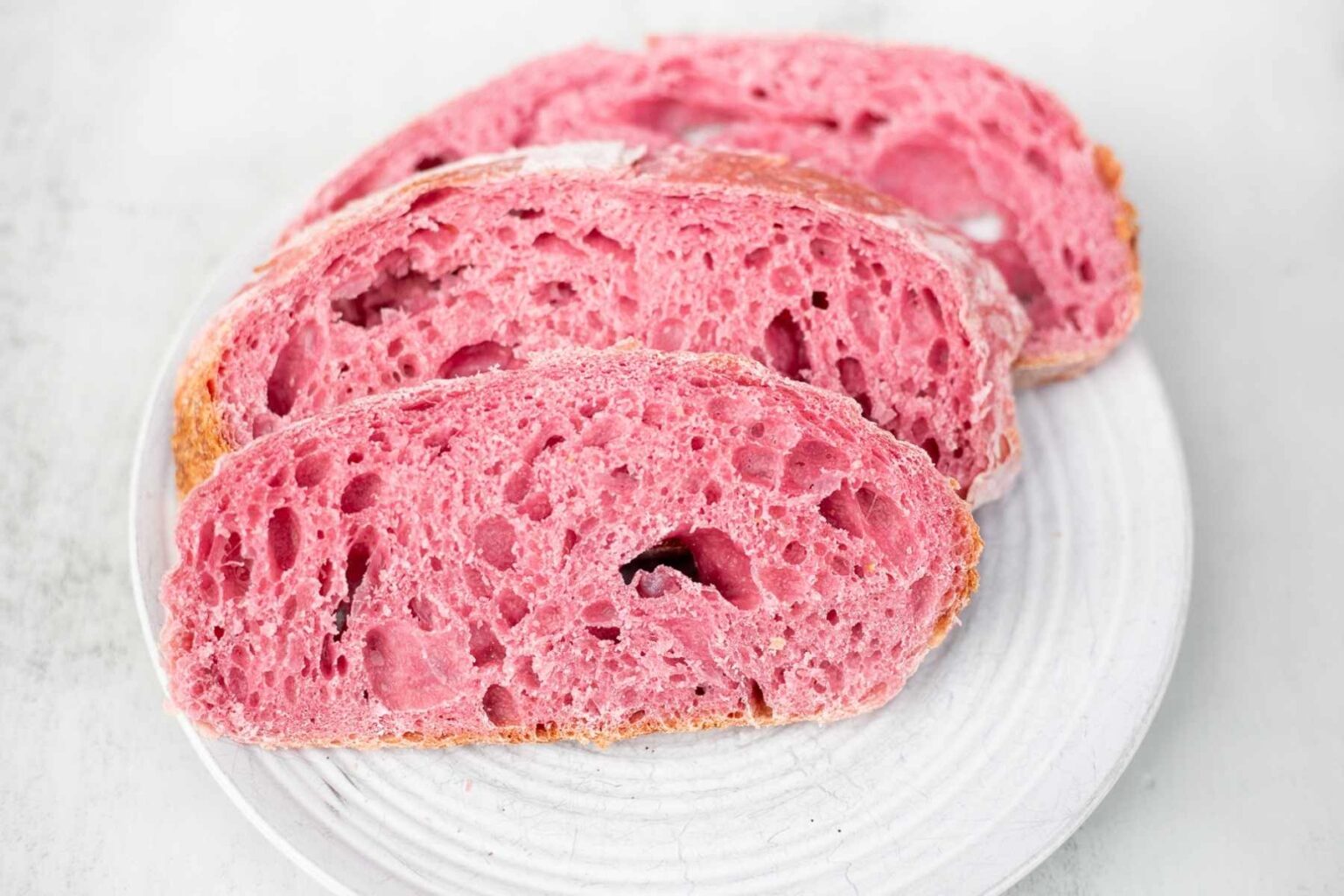 Easy Pink Sourdough Bread Recipe